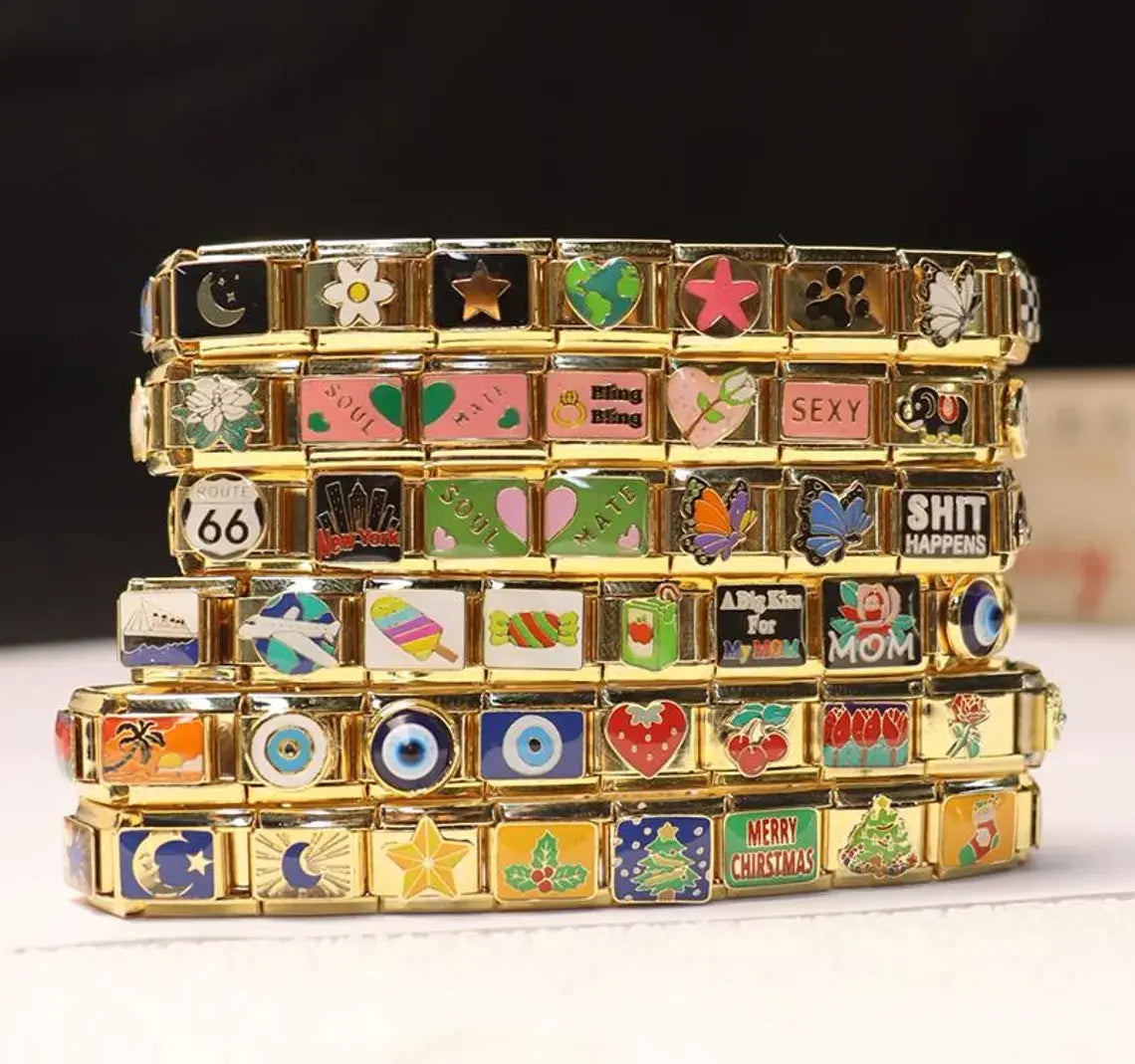 Italian charms, our stainless steel charms | Unique bracelets – Le ...